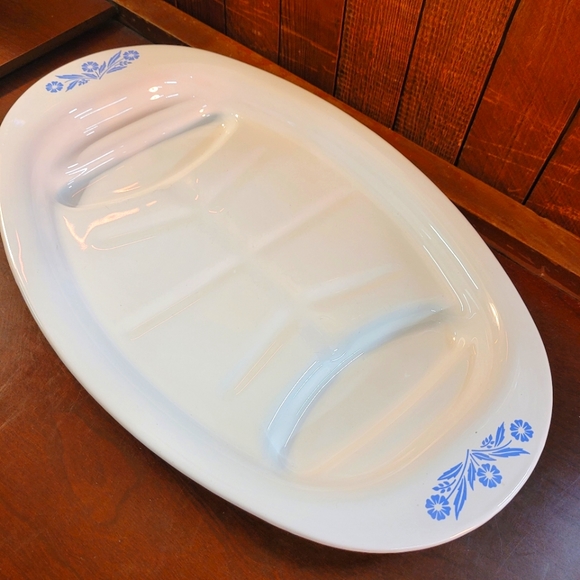 Corningware | Dining | Vtg Corning Ware Blue Cornflower Platter P9 ...